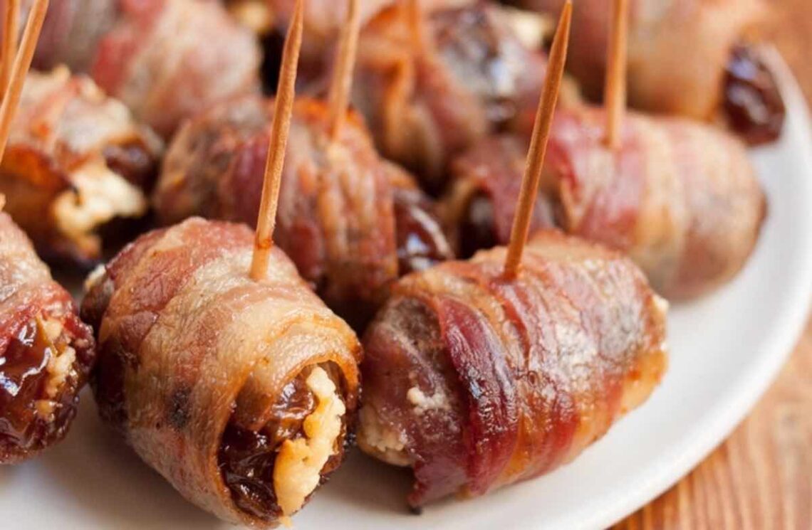 Dátiles con bacon en airfryer, receta entre dulce y salada que te ...